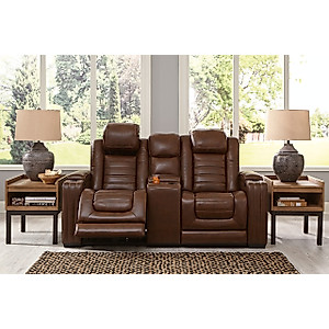 Signature Design by Ashley Backtrack Love Seats, Brown