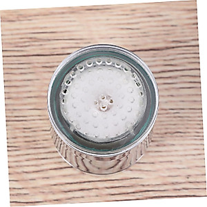 OSALADI 2pcs 7 Jump Change Tap Led Color Sink Faucet Kitchen Water Faucet Hot Cold Bath Faucets Bathroom Faucets Water Power Bathroom Sink Faucet 7-Color Tap Basin Faucet Light