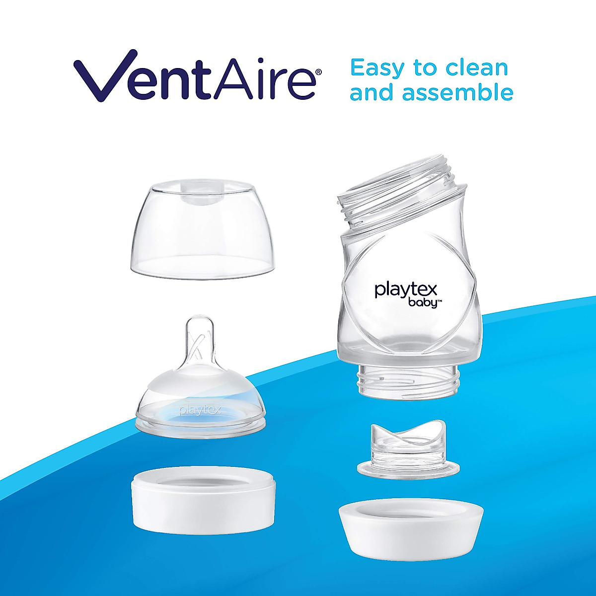 Playtex Baby Ventaire Anti Colic Baby Bottle, BPA Free - Gift Set
