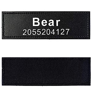 Custom Patch 2 Pieces Dog Vest Patches, Personalized Removable Tactical Patches for Dog Harness Service Dog in Training and Dog Halter Patches with Hook and Loop