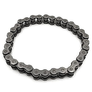 QYMOTO KT196 O-Ring Chain Go Kart Chain 420 RO-32 Link, Sealed Roller Chain for Coleman Powersports 196cc Go Kart Parts