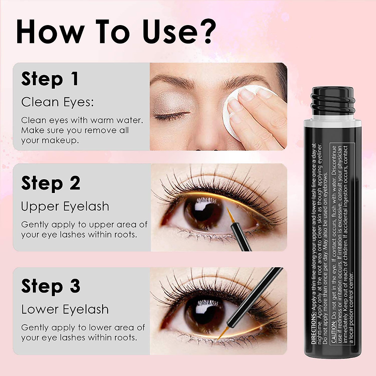 Lavish Lash Pro by Pronexa Hairgenics. Professional Strength Eyelash & Eyebrow Growth Serum. Over 20 Active Growth Promoting Ingredients for the Longest, Fullest Lashes & Brows. 5mL, 6 Month Supply.