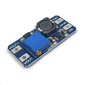 FainWan 5pcs MT3608 DC-DC Step Up Power Apply Module Booster 2A Power Module Compatible with Ar-duino