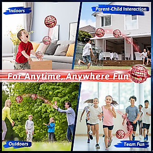 semai Flying Orb Ball Toys, Hover Orb, Hand Controlled Mini Drone Flying Ball Globe Shape Spinning UFO Magic Flying Boomerang Spinner Kids Adults Indoor Outdoor Toys Games
