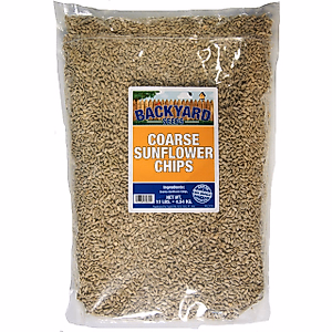 Backyard Seeds Coarse Sunflower Hearts Bird Seed 10 Pounds