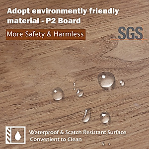 PHI VILLA End Table Living Room Set of 2 - Farmhouse Bed Side Table Nightstands for Bedroom, Ivory White Small Side Table