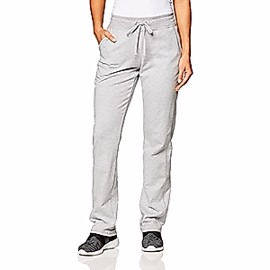 Hanes Women's French Terry Pant, Light Steel, Large