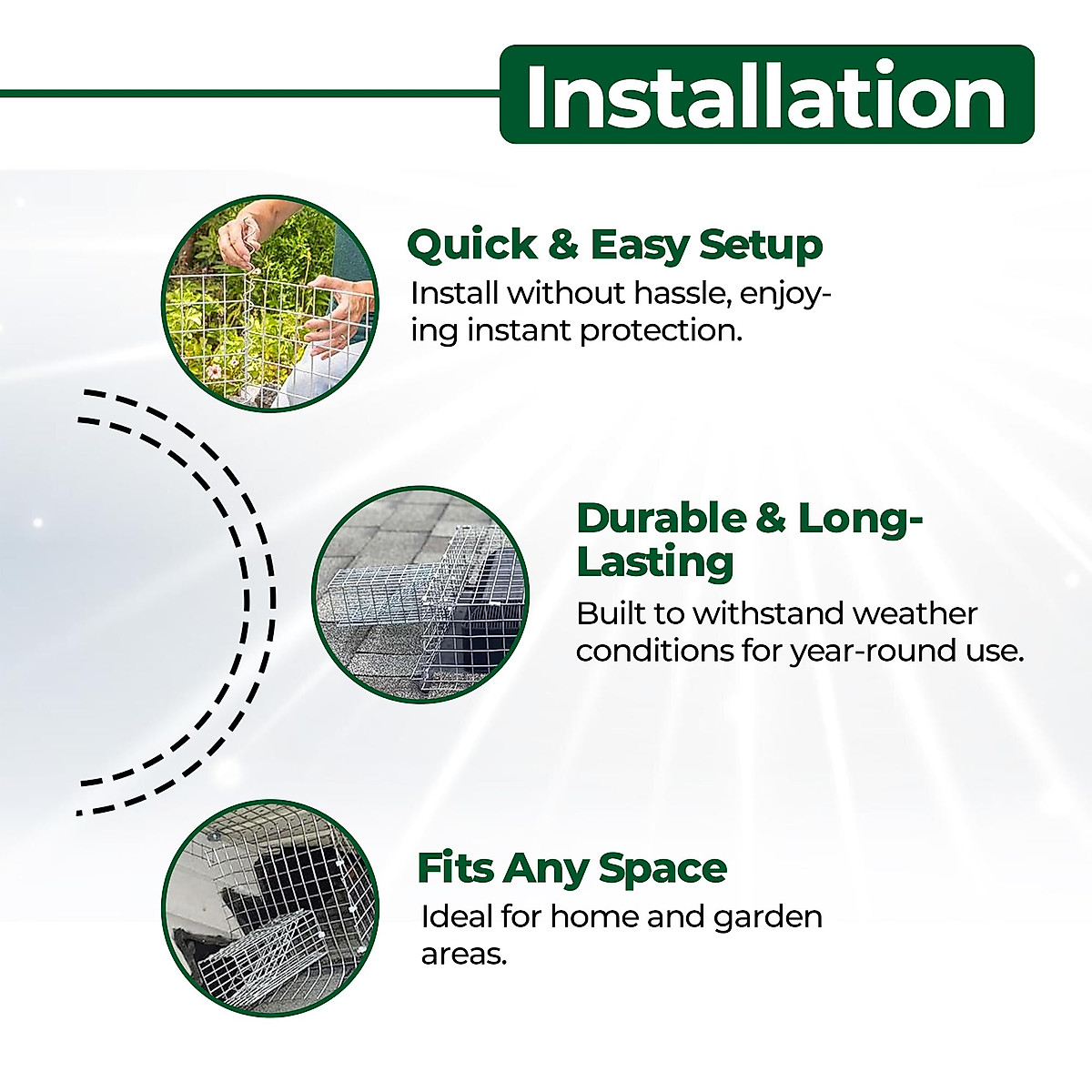 Rhino Excluders® S33 One Way Door for Removal of Squirrels, Chipmunks and Rats