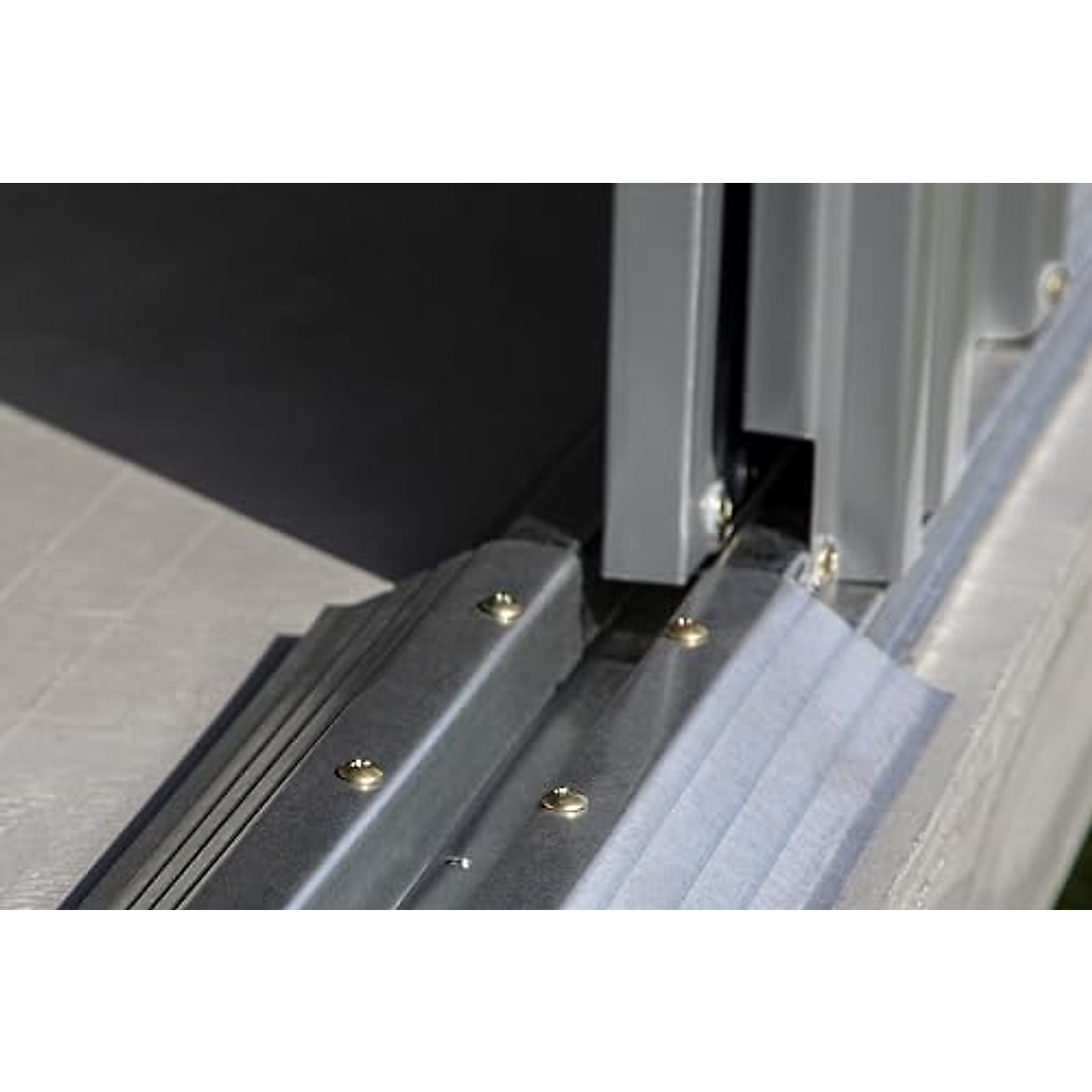 Arrow Classic Steel Storage Shed, 6x4, Charcoal