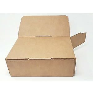 JSARTWORKS 50 Pack 12x10x3 Shipping Boxes Mailers Cardboard Box Supplies Corrugated
