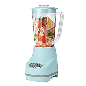 6 Speed Blender with 48 ounce Jar,1.5L jar,Aqua Sparkle