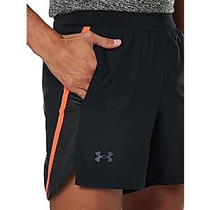 Under Armour Men's Launch 5-inch Shorts , Black (001)/Reflective , Large