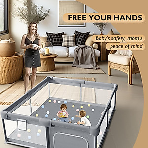 Baby Pack N Play Playards Safe Gate Free Moms Hand and Attention