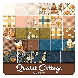 Gingiber Quaint Cottage Jelly Roll 40 2.5-inch Strips Moda Fabrics 48370JR