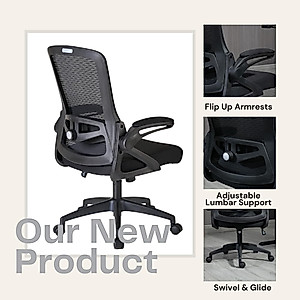 Office Chair,Ergonomic Home Office Desk Chairs Computer Modern Height Adjustable Swivel Chair with Lumbar Support (DCH-B2)