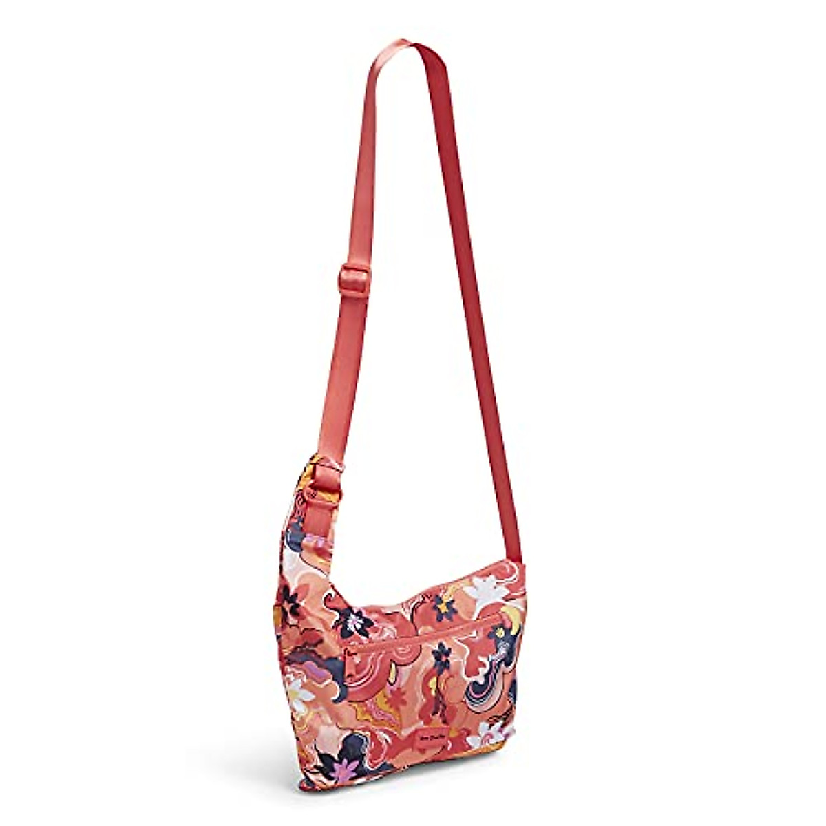 Vera Bradley Women's Recycled Lighten Up Reactive Crossbody Sling Purse, Rosa Agate, One Size