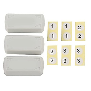 Focket Drone Battery Dust Cover, Drone Battery Port Protective Cover TPU for Anticollision (Grey)