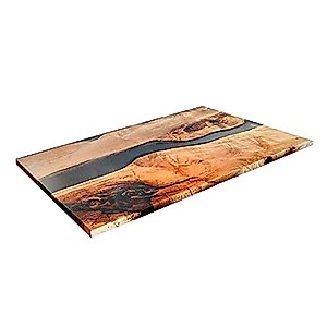 Epoxy Table, Live Edge Wooden Table, Natural Wood,Dining table, Natural Epoxy Table, Resin Table, Epoxy Resin River Table