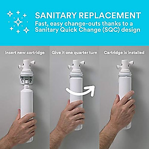 Aqua-Pure - 5610428 Under Sink Full Flow Replacement Cartridge AP Easy C-Cyst-FF, for use with AP Easy Cyst-FF System White