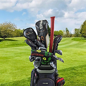 Foretra Putt for Dough - Money Maker Black Golf Putter Headcover Quality PU Leather Magnetic Closure for Blade Style Putters