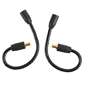 Jerys MMCX to A2DC Cord, MMCX to A2DC Adapter Cable Gold Plated Interface Plug and Play for CKS1100 for E70, Balanced Female Portable Headphone Adapter Cable