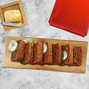 BambooMN 6 Piece, 2 Sets of 7" Reusable, Eco-Friendly, Carbonized Brown Bamboo Sushi Serving Plates/Trays: Chopsticks, and Soy Sauce Dishes Included!