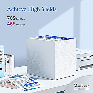 Valuetoner Supply Remanufactured High Yield Replacement for HP 64 XL 64XL Ink Cartridge Combo Pack for Envy Photo 7858 7855 7155 7158 7164 Envy 7255e 7955e 7958e Tango X Printer (1 Black, 1 Tri-Color)