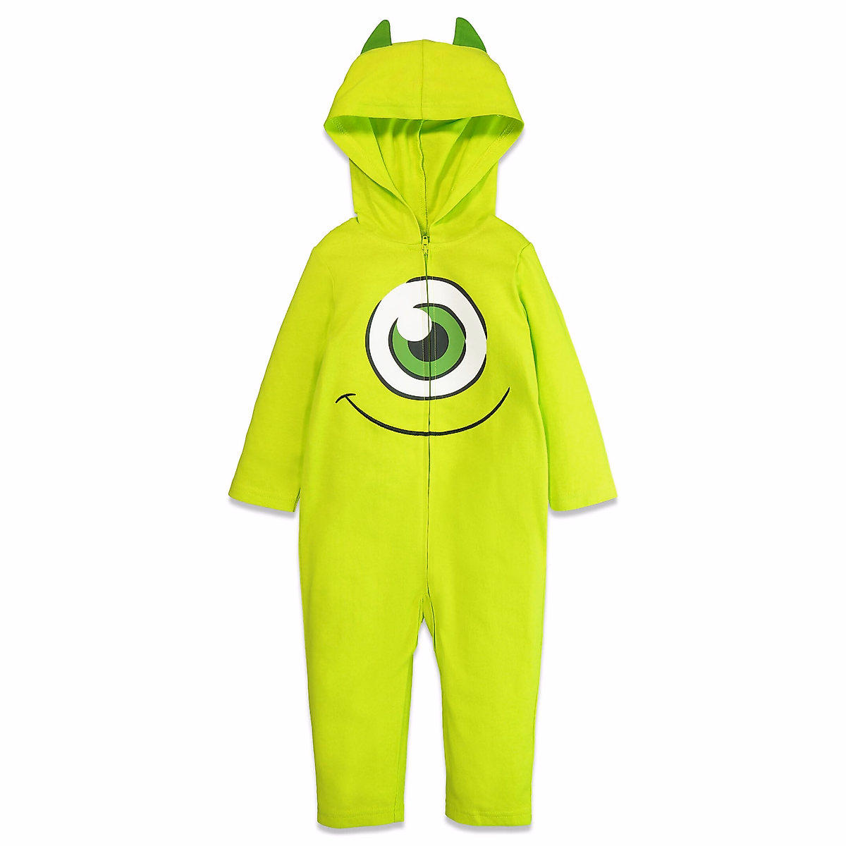 Disney Pixar Monsters Inc. Mike Wazowski Little Boys Cosplay Fur Coverall 7-8
