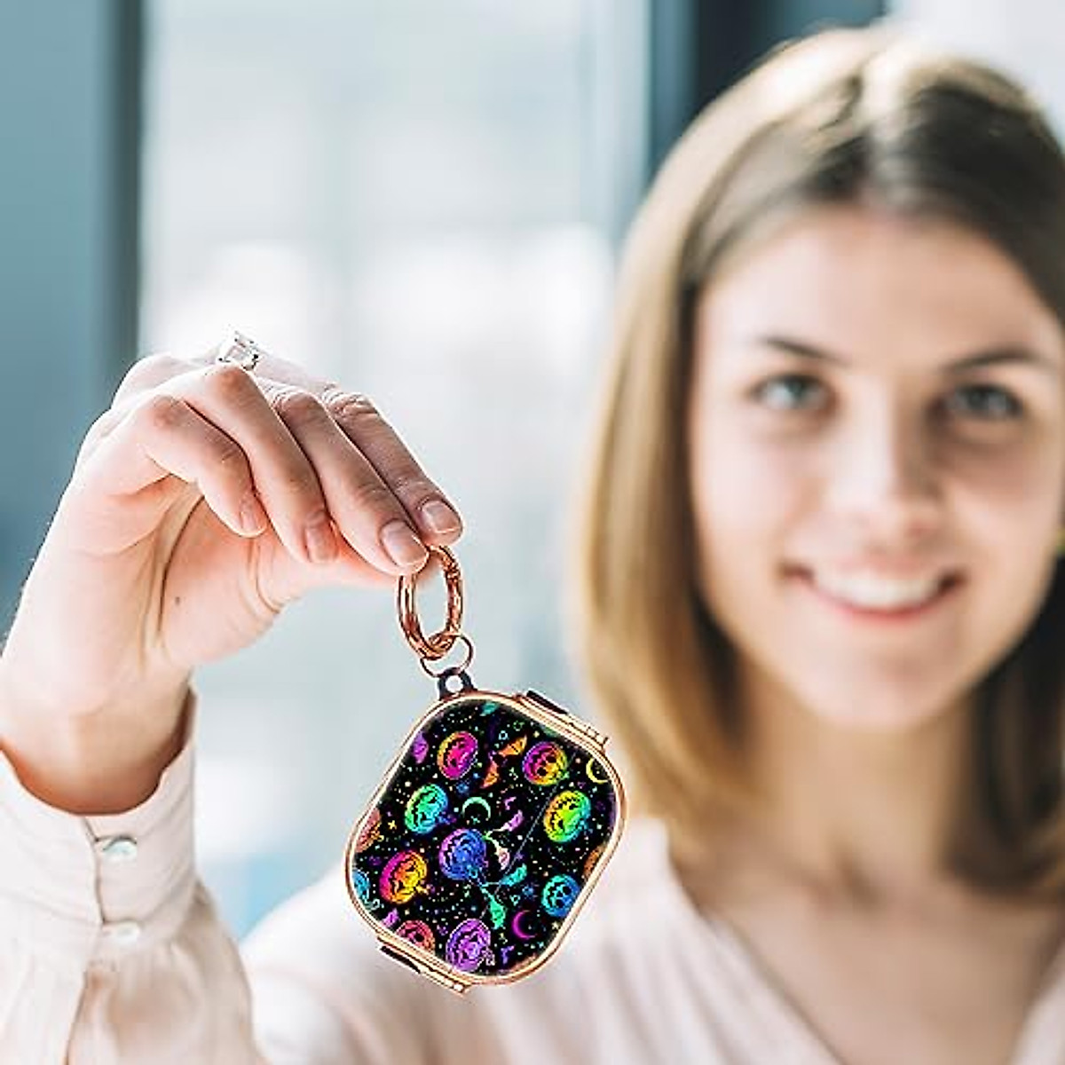 Bvatiuo for Airpods Pro 2nd Generation/1 Generation Case with Keychain,Airpods Pro 2 Case for Women Men, Full Protective Hard Shockproof AirPods Pro Case (2022/2019) (Halloween Pumpkin)