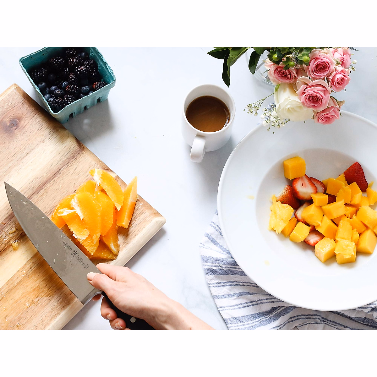 HENCKELS Classic Razor-Sharp 8-inch Chef's Knife, German Engineered Informed by 100+ Years of Mastery