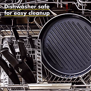 GreenPan Chop & Grill Roasting Pan, 13.8” x 10”, Black