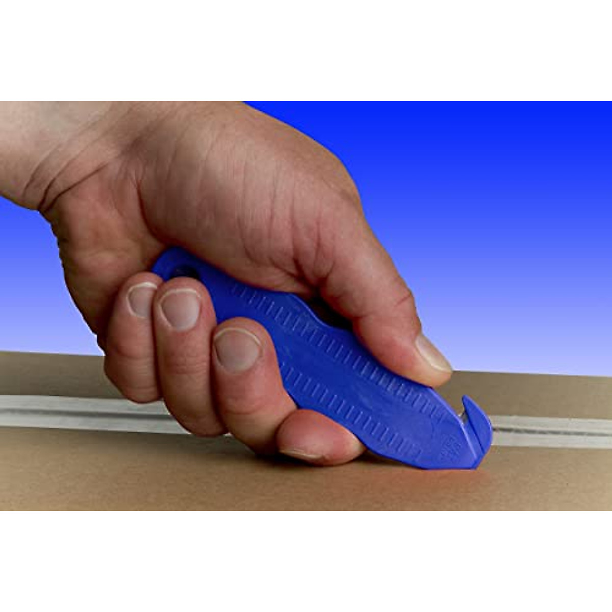 Klever Innovations Cutter Stainless Steel Package Opener, Safety Utility Cutter Assorted Colors 10 pcs, KLEVER - 10/PACK MIX