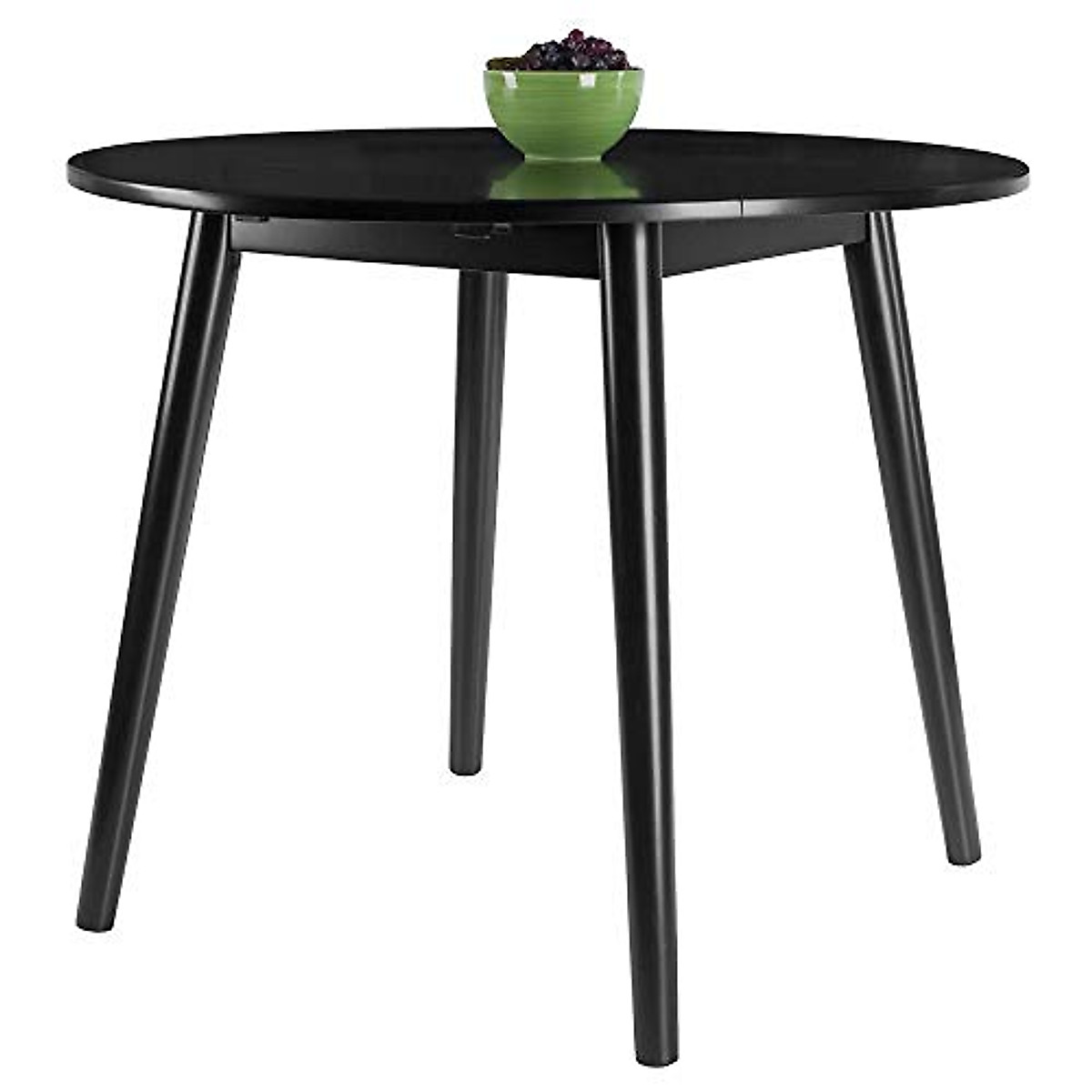 Winsome Moreno Dining Table, Black 35.43x35.43x28.94