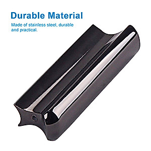 Alnicov Stainless Steel Guitar Slide Tone Bar for Dobro, Lap Steel Guitar, Hawaiian Guitar, Electric Guitar Accessories