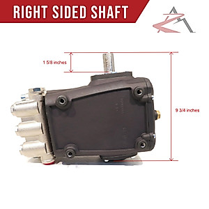 Genuine OEM Annovi Reverberi Horizontal Pump for Pressure Washer for Interpump WS101, 24mm Shaft