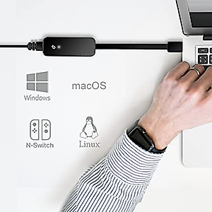 TP-Link USB to Ethernet Adapter (UE306), Foldable USB 3.0 to Gigabit Ethernet LAN Laptop Network Adapter, Supports Nintendo Switch, Windows, Linux, Apple MacBook OS 10.11- OS 12, Surface