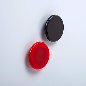 DESK TECH Small Half Cork Bulleting Board Half Dry Erase White Board Combo with Pinewood Wooden Frame (Wooden Half Cork Half Black Board)