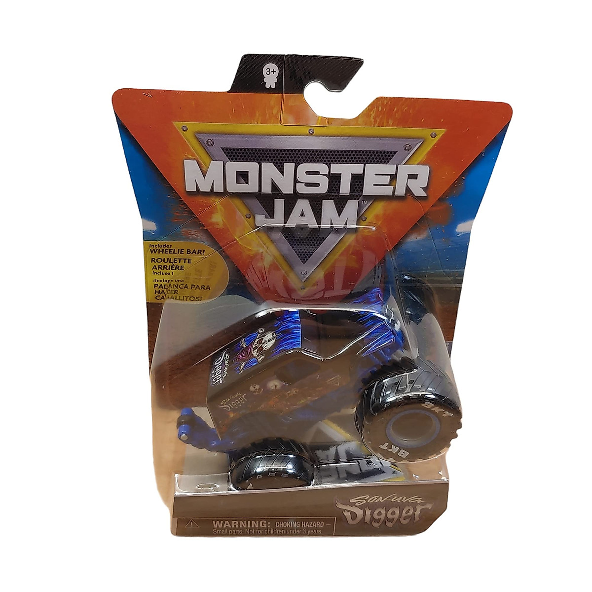 Monster Jam, Official Son-Uva Digger Monster Truck, Die-Cast Vehicle, Legacy Trucks Series, 1:64 Scale