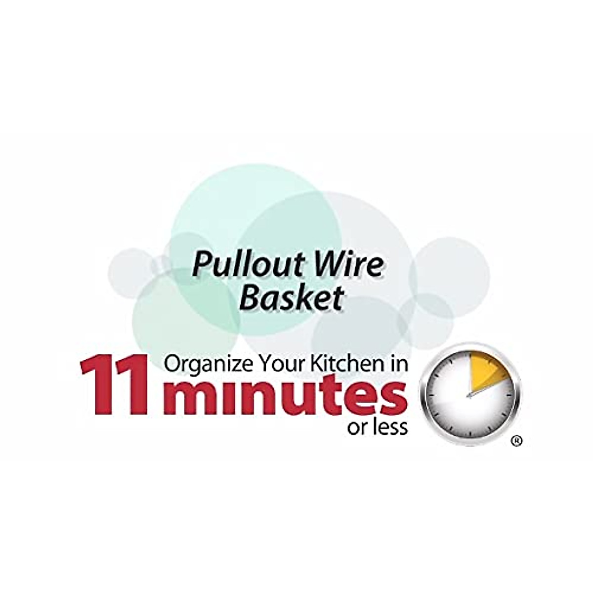 Hardware Resources MBPO21-R Assembled Single Sliding Pullout Steel Metal Wire Basket Organizer for Kitchen Cabinets Polished Chrome (18" for 21" Cabinet)