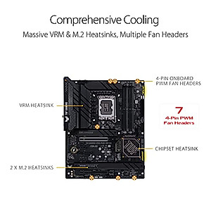 ASUS TUF Gaming Z790-Plus WiFi D4 LGA 1700(Intel 14th,12th&13th Gen) ATX Gaming Motherboard(PCIe 5.0, DDR4,4xM.2 Slots,16+1 DrMOS, WiFi 6,2.5Gb LAN, Front USB 3.2 Gen 2 Type-C, Thunderbolt 4/USB4)