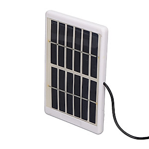 Portable Solar Panel 1.2W 6V 9V Polysilicon Crystals DC Interface Solar Charger Panel for Solar Water Pumps, Solar Lawn Lights