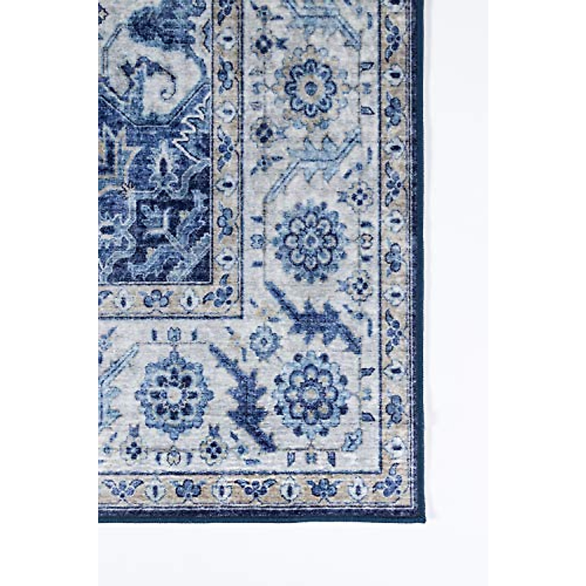 Momeni Karachi Area Rug, 3'6" X 5'6", Blue