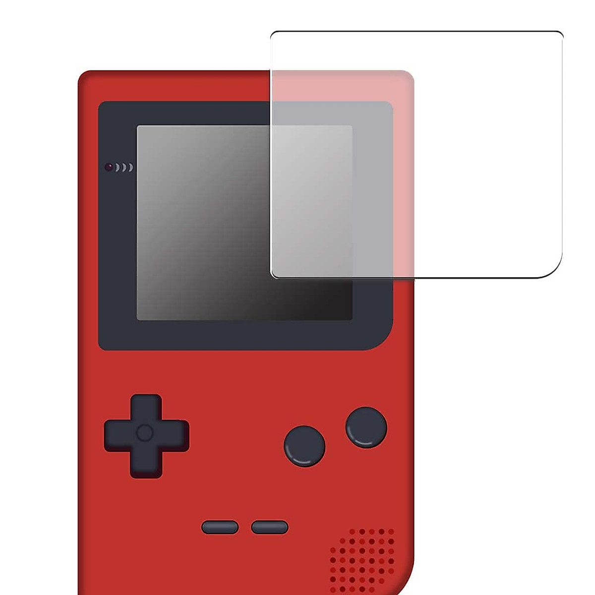 Puccy 3 Pack Screen Protector, compatible with Nintendo GAMEBOY pocket TPU Film Guard （ Not Tempered Glass Protectors）