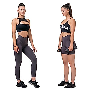 NEBBIA Classic Hero Cut-Out Sports Bra 579 Black