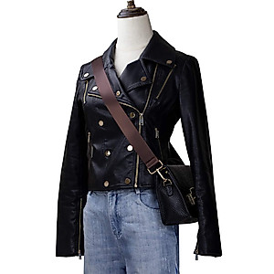 Allzedream Wide Purse Strap Replacement Crossbody Shoulder Bag Adjustable (Chocolate)