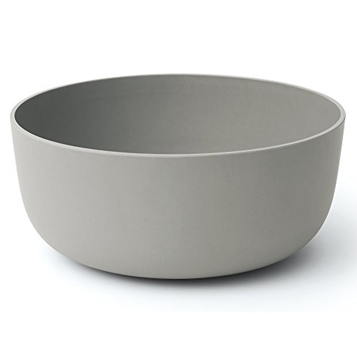 BergHOFF Leo 24cm Bamboo Salad Bowl and Silicone Servers, 3 Piece Set, 24 x 30 x 6 cm, Grey