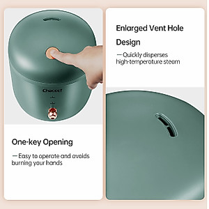 CHACEEF 1.2L Mini Rice Cookers, Portable Rice Cookers, Small Rice Cookers