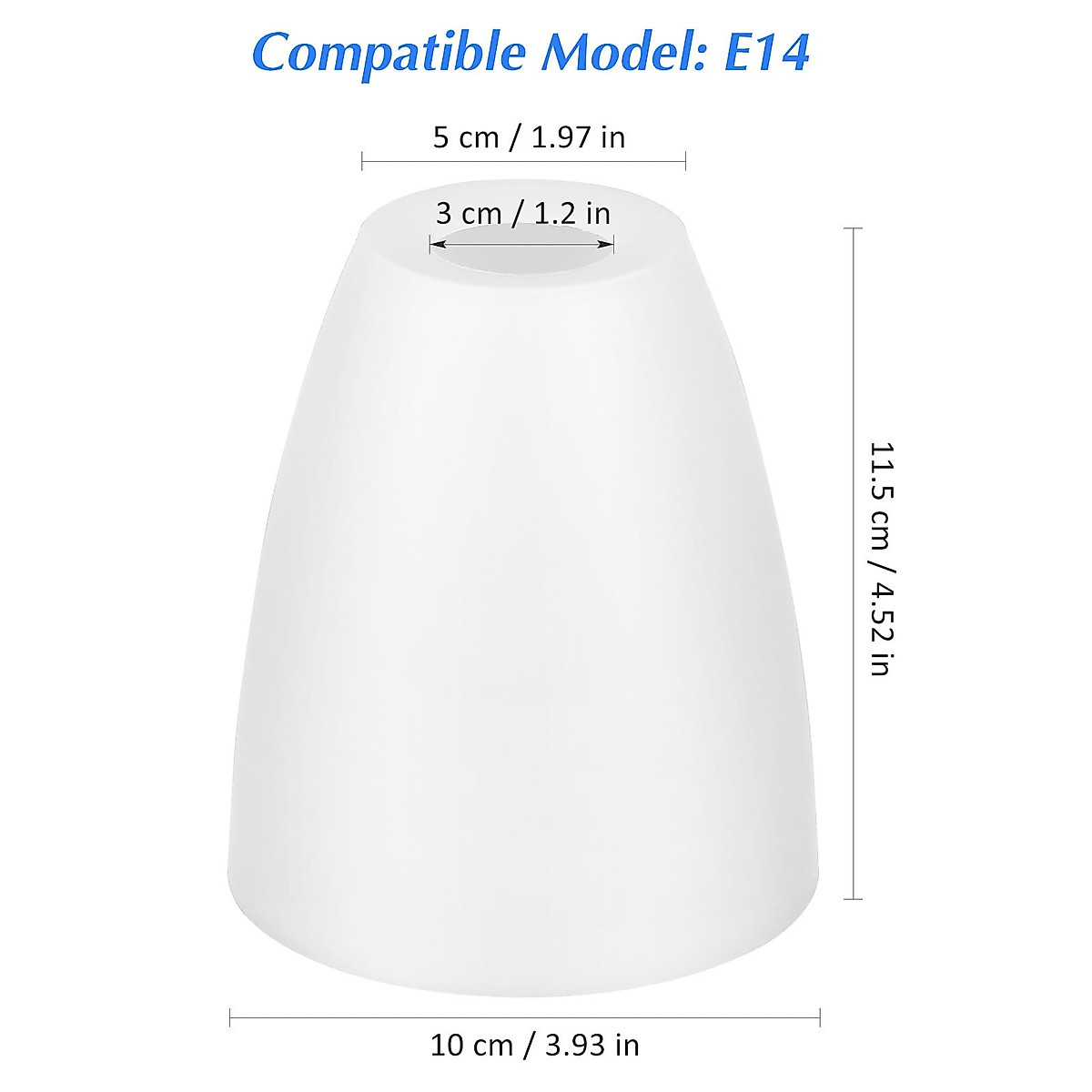 Luxshiny Sconce Shades Lamp Shade Cover 2PCS Plastic Pendant Light Cover Lampshade 11.5X10cm Oval Table Lamps Shades Floor Lamp Shade Replacement for Bedroom Table Living Room E14