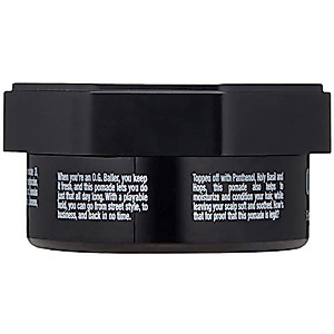 GIBS Grooming OG Baller Pomade- Flex Hold Medium Shine- With Holy Basil Oil, & Panthenol For Men, 3 oz