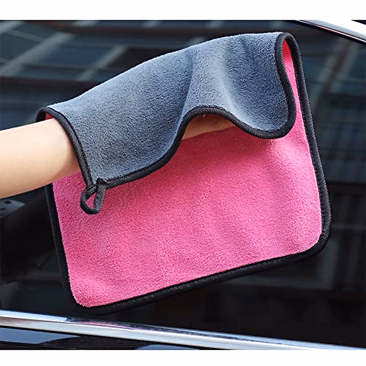 Odilvves Microfiber Towels for Cars,Pack of 5,Car Drying Towels,16"x16",It can Also Wipe The Floor, Home, Glass, etc.